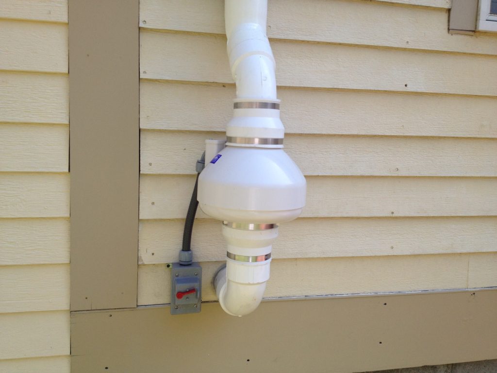 Installation of a Radon Mitigation System - HomeAdditionPlus.com