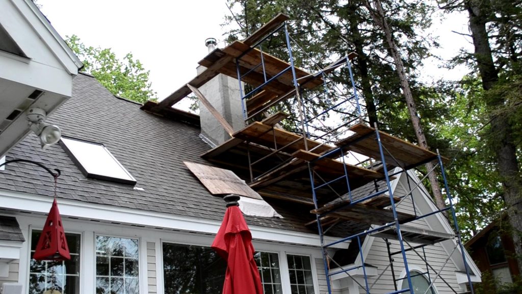 Strengthening Chimney Chase Framing for Supporting Veneer Stone ...